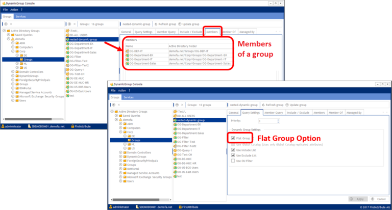 Easily resolving nested groups - FirstWare DynamicGroup